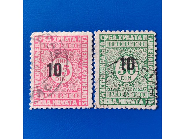 1928 SHS porto marke - pretisak