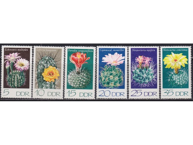 Nemačka DDR 1974 Flora-kaktusi falc