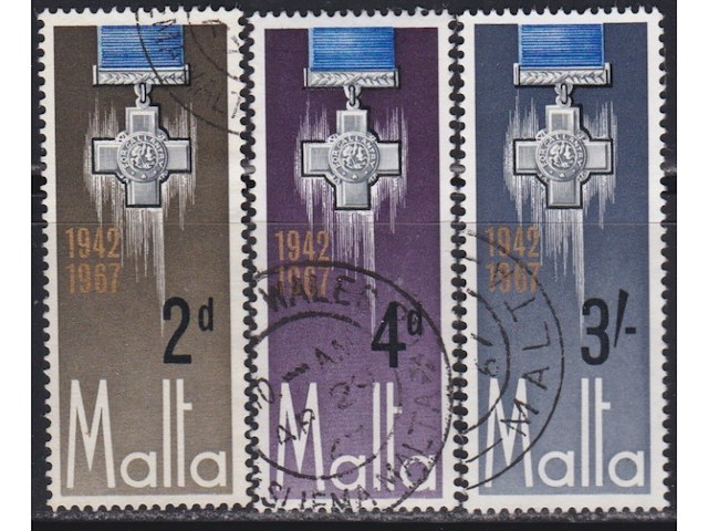 Malta 1967 Džordžov krst poništeno