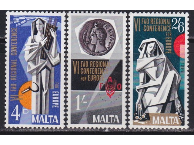 Malta 1968 FAO čisto