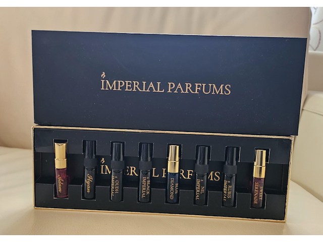 Imperial Parfums perfumes and colognes, discovery set