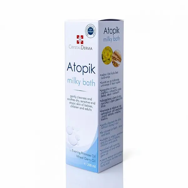 Crystal Derma Atopikmlečna kupka, 200ml