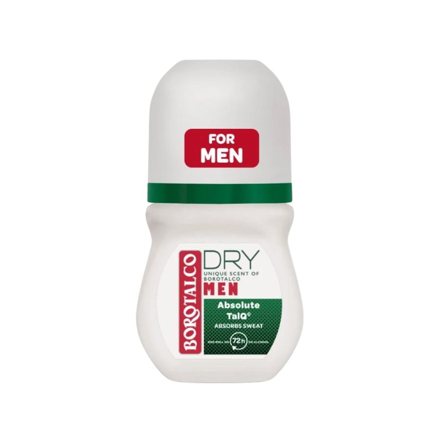 BOROTALCO MEN DRY UNIQUE ROLL ON 50ML