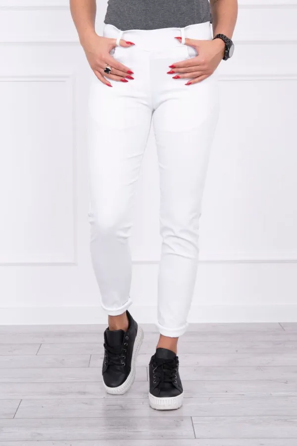 MARKA NIEZDEFINIOWANA COLORFUL JEANS WHITE