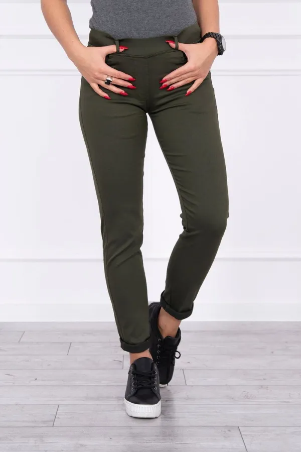 MARKA NIEZDEFINIOWANA COLORFUL JEANS KHAKI