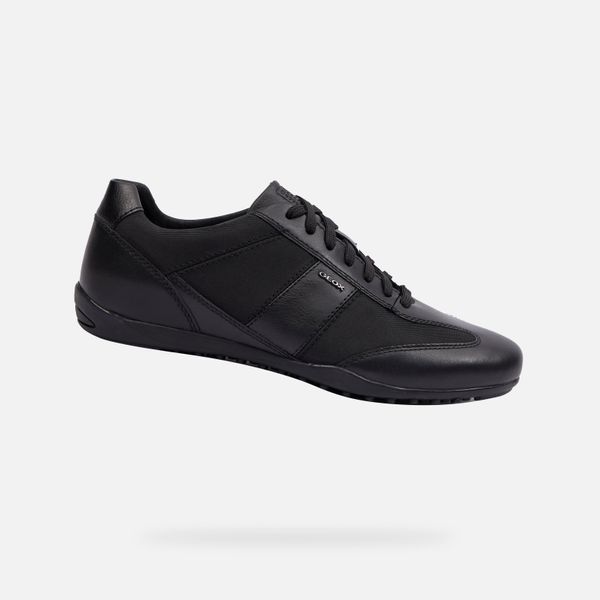 BLACK MEN'S SNEAKERS GEOX WELLS - MEN'S