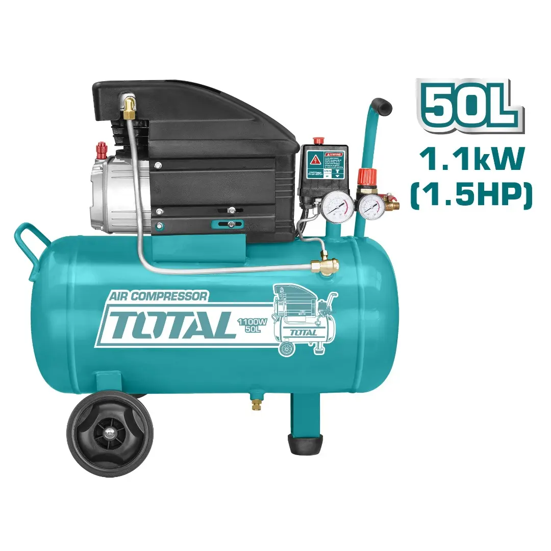 TOTAL Kompresor 50L, 1.1kw, uljani