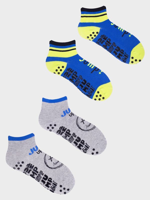 YOCLUB KIDS'S TRAMPOLINE SOCKS 2-PACK SKS-0021C-AA0A-001