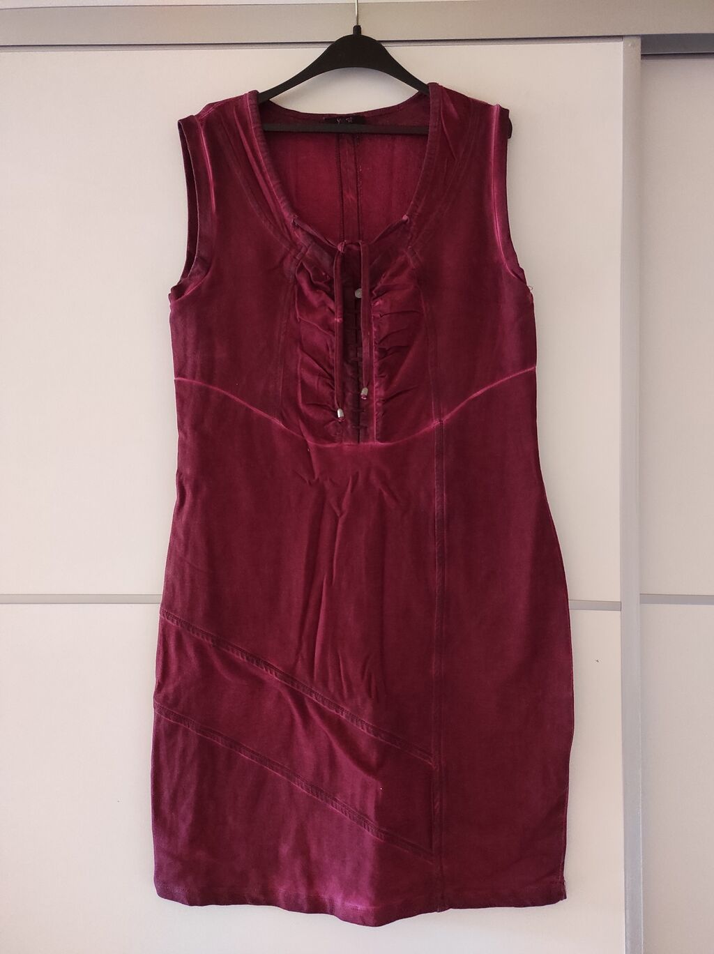 A-Dress M (EU 38), bоја - Bordo, Drugi stil, Drugi tip rukava