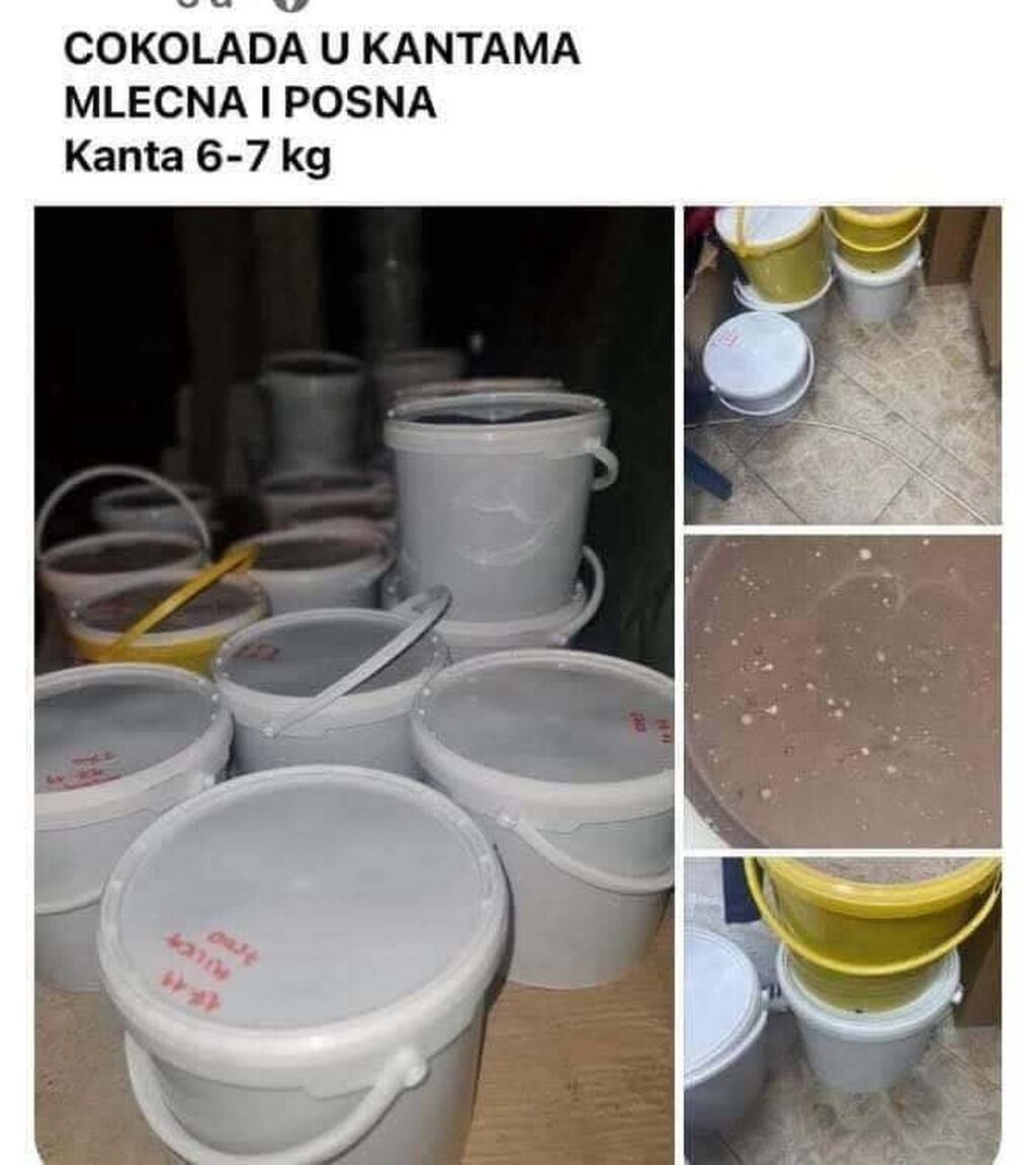 Mlecna cokolada u kantici 6-7kg Najlepse zelje