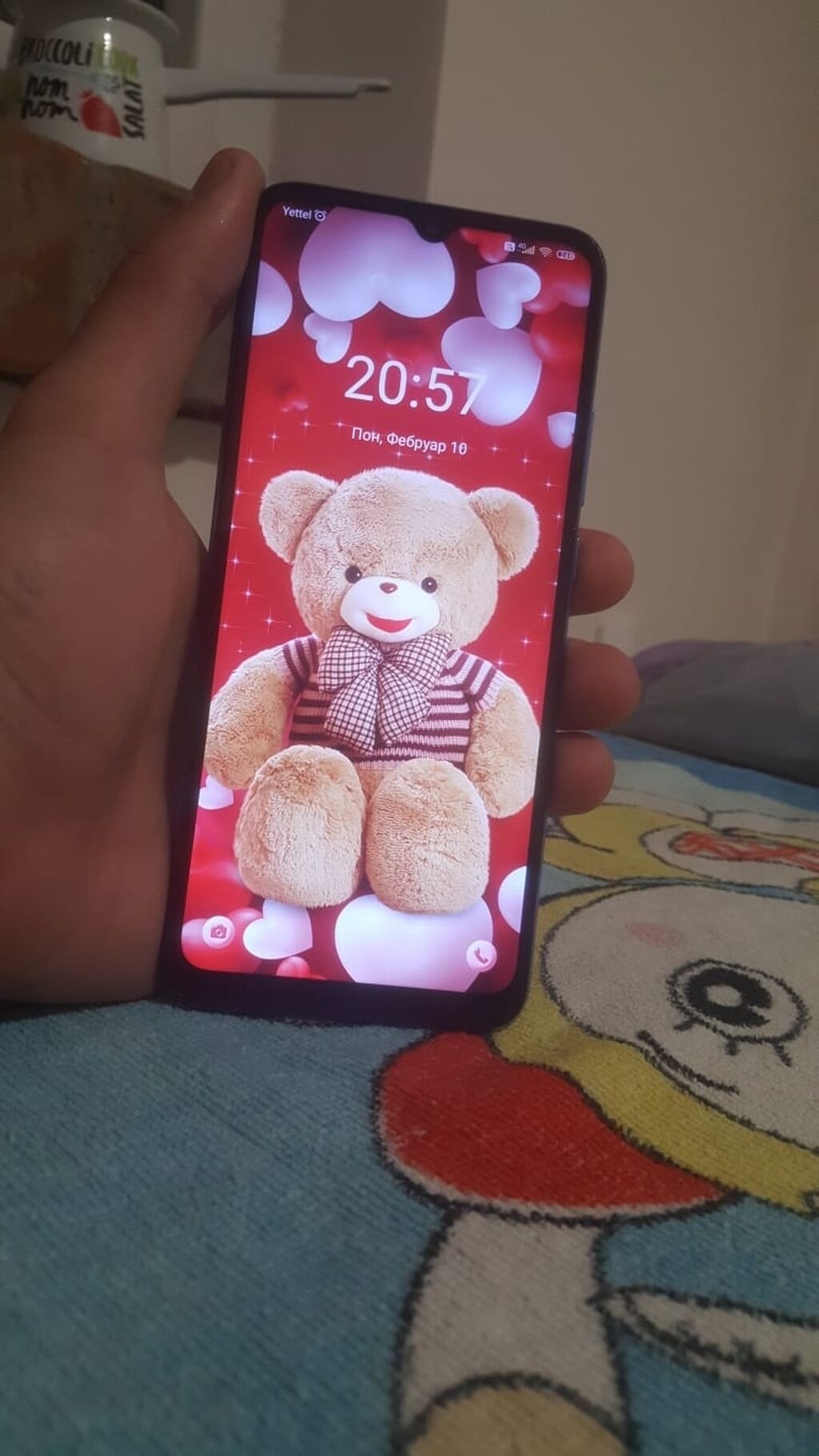 Redmi 10c,kao nov,boja tirkizno plava,sa dve kartice i