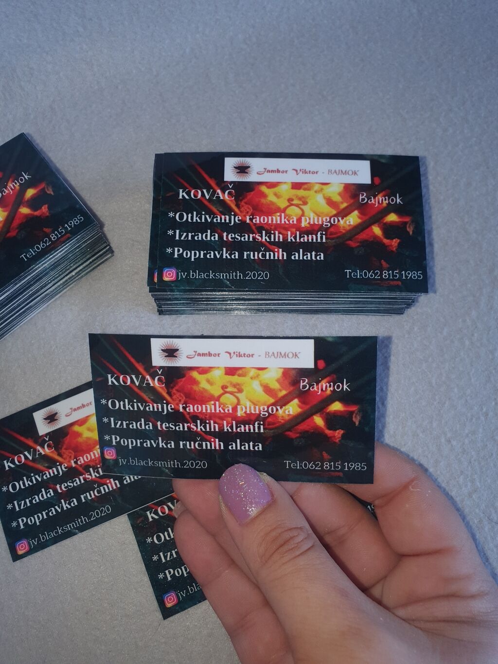 Reklamiranje, štampanje Business cards Design, Štampanje