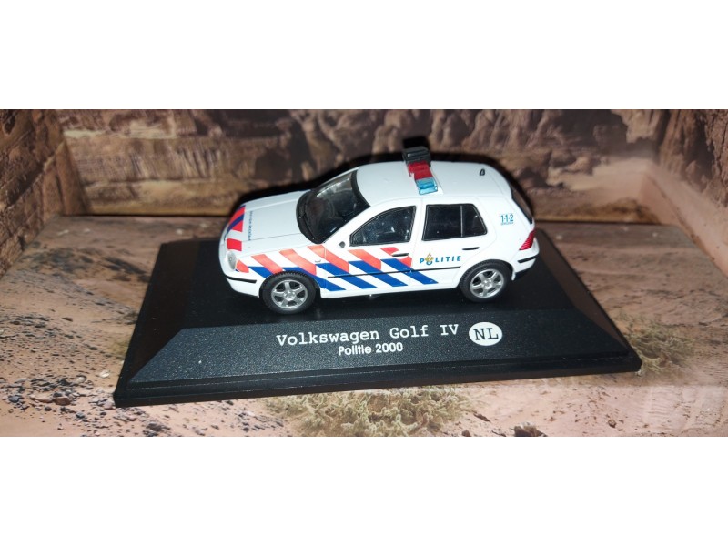 Hongwell Cararama World Police Volkswagen Golf IV