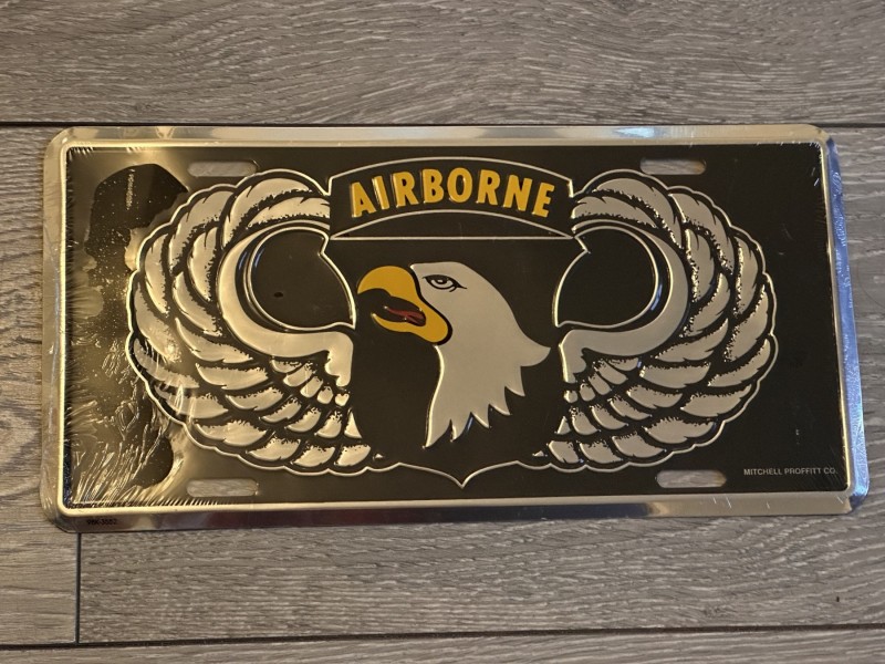 101st Airborne Division Metalna Registarska