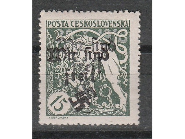 Sudetenland-Liberec (Reichenberg) - 1938 - MNH