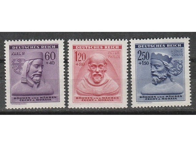 Böhmen und Mähren-Winterhilfswerk-1943-MNH