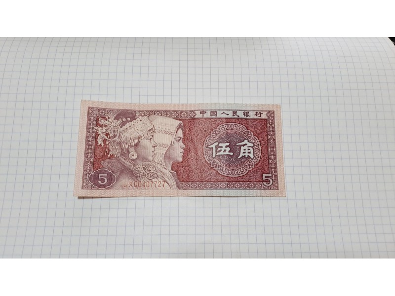 KINA 5 JIAO 1980 GODINA