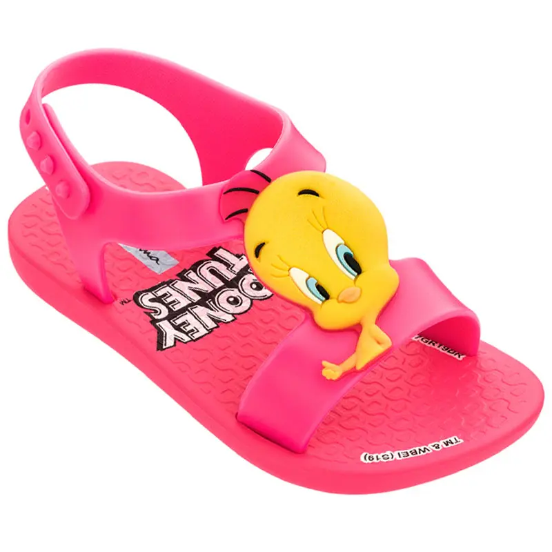 Ipanema Sandale za devojčice Classicos looney tunes, Roze