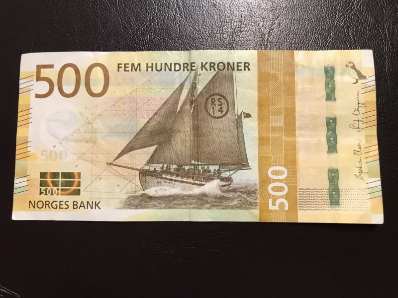 NORVEŠKA 500 KRUNA.