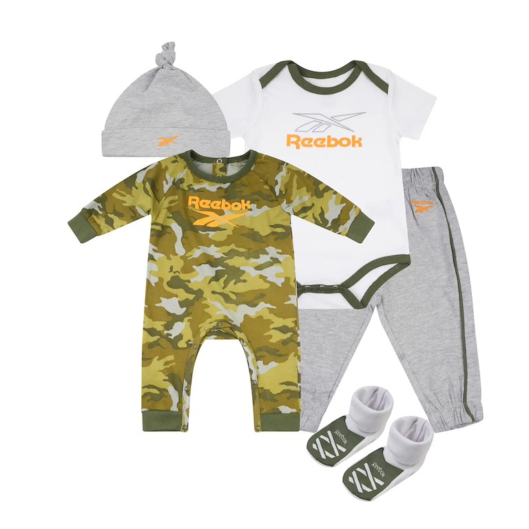 REEBOK Poklon set za novorođene bebe, Zeleni