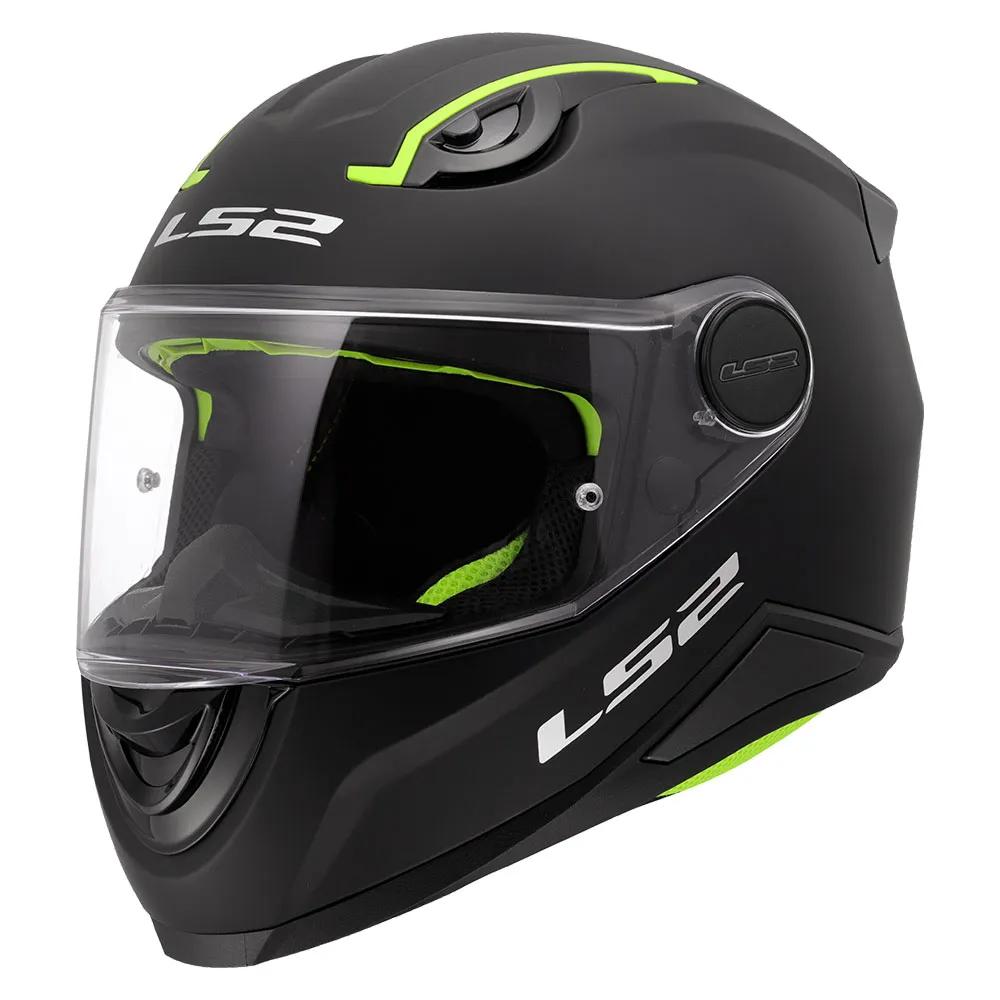 Moto kaciga LS2 Full Face FF812 KID SOLID dečija mat crna