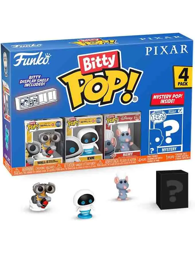 FUNKO Figure Bitti POP! Pikar VALL-E, 4 komada