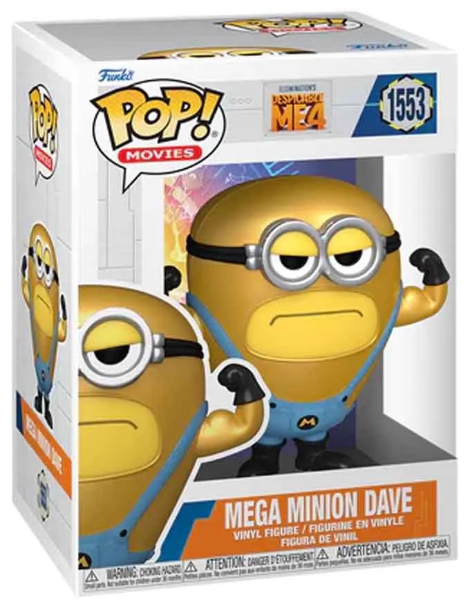 FUNKO Figure POP! Filmovi: Despicable Me 4 Mega Minion Dave