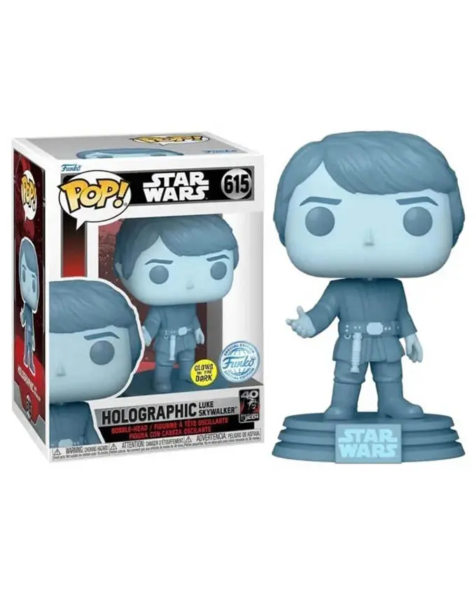 FUNKO Figure POP! Disnei Star Vars: Return of the Јedi 40th Holographic Luke Skivalker