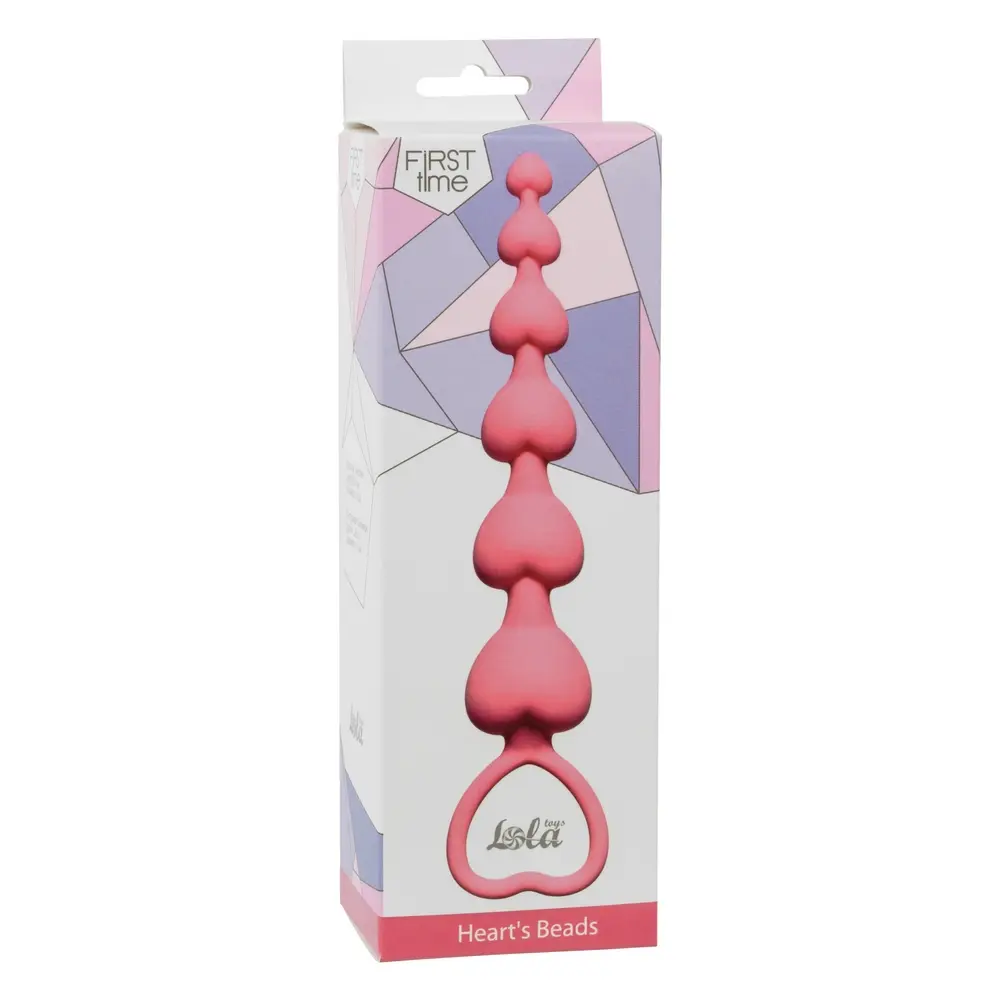 Lola games Analne kuglice Heart's, Roze