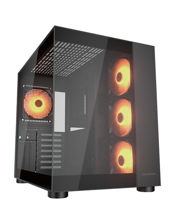 COUGAR FV150 RGB PC Case, Mid tower, Black