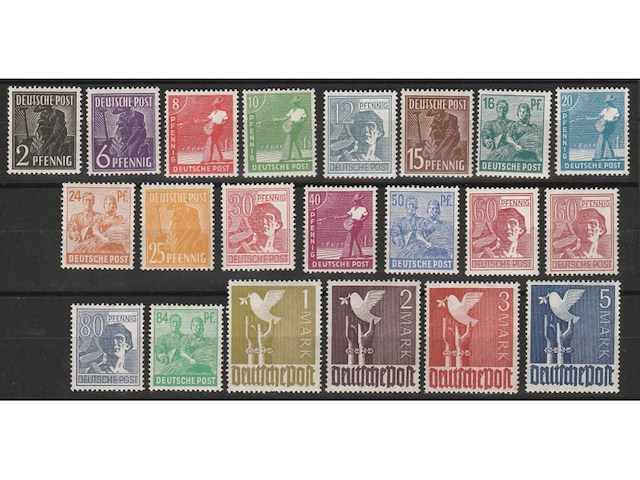 Deutschland (Besatzung-Gemeinschaftsausgaben) 1947-MNH