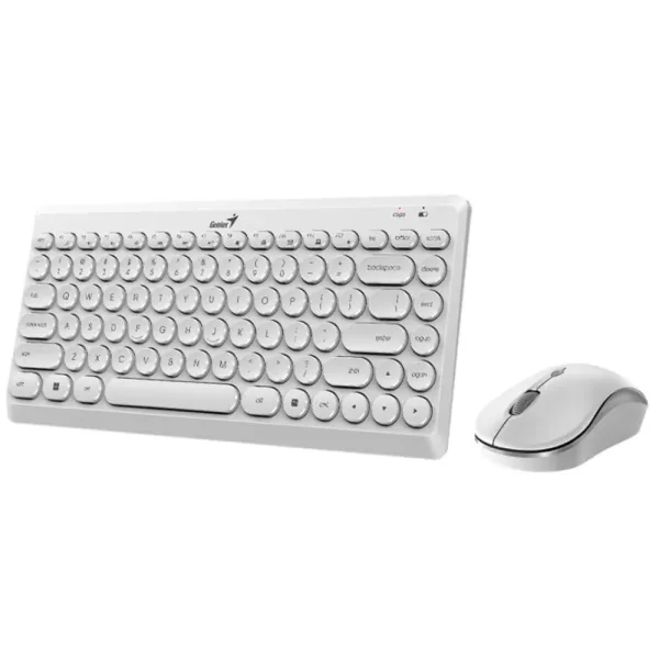 GENIUS LuxeMate Q8000 Wireless USB YU bela tastatura + miš