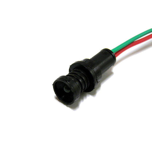 LIGHT INDICATOR D5MM 12-24V AC/DC, GREEN/RED