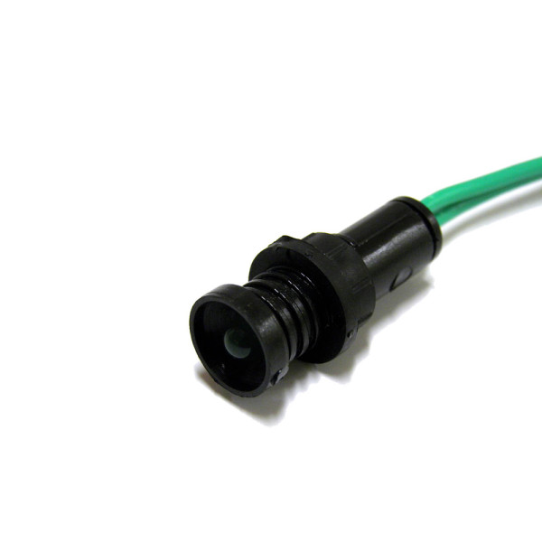 LIGHT INDICATOR D5MM 230V AC, GREEN