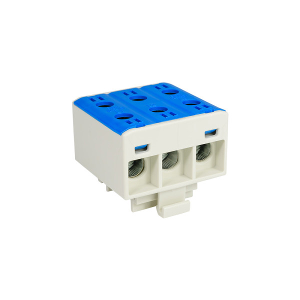 DIN RAIL TERMINAL 3X1.5-16MM GREY