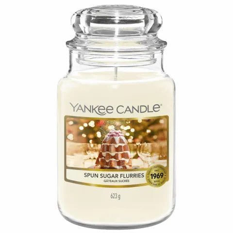 Spun Sugar Flurries - Yankee Candle mirisna sveća L (voće, cimet, šećer, drveni mirisi...)