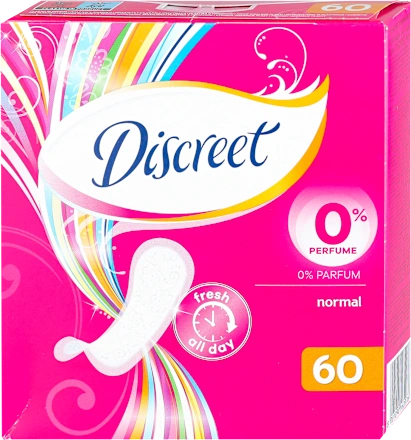 Discreet
Dnevni ulošci - normal, 60 kom