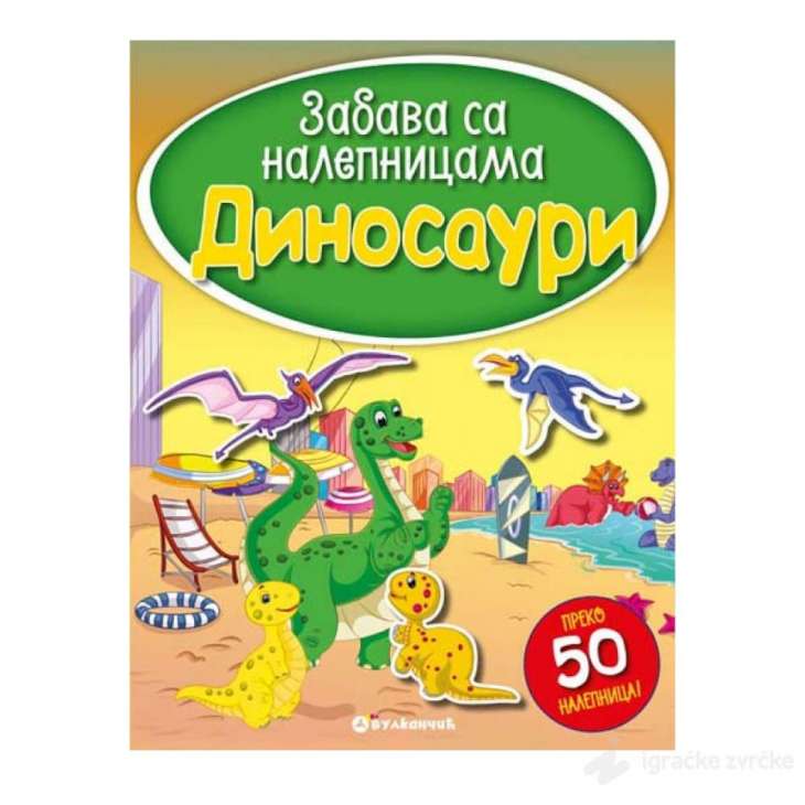 Zabava sa nalepnicama - DINOSAURI