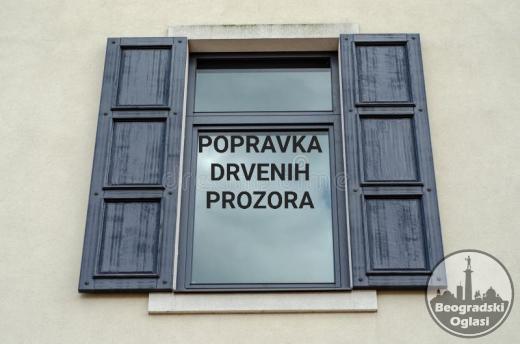 Popravka drvenih prozora i vrata stolarije