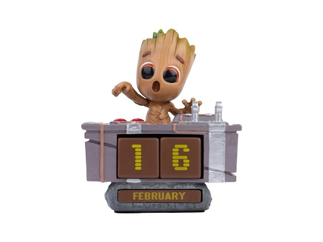 Kalendar Perpetual - Marvel Groot Death Button 3D