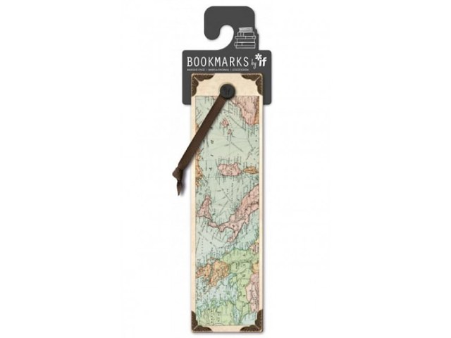 Bukmarker - Vintage, Map