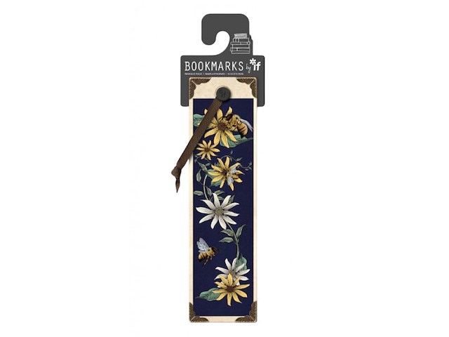 Bukmarker - Vintage, Bees &; Flowers