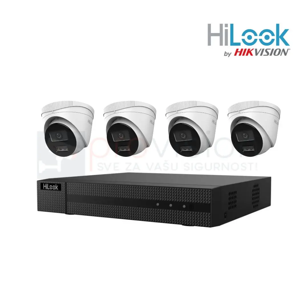 Hikvision HiLook komplet sa 4 IP kamere