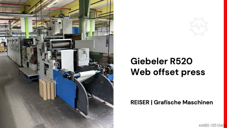 Veb ofset štampa
Giebeler R520 Web offset press