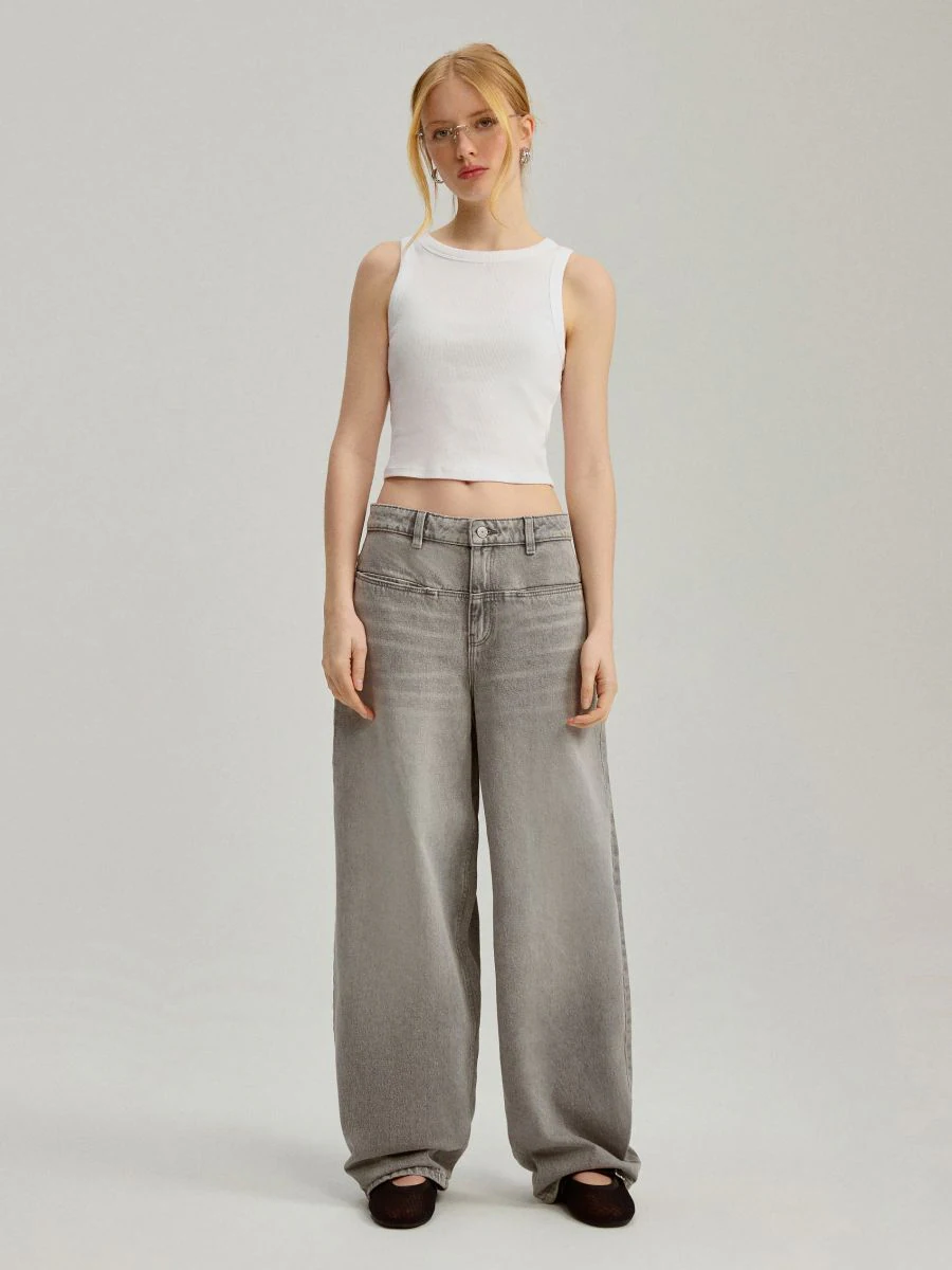 Baggy fit farmerke