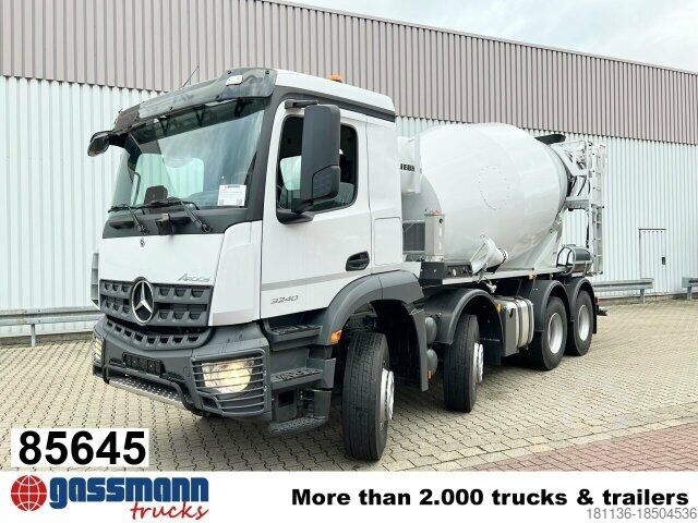 Fabrika za mešanje pokretnog betona
Mercedes-Benz Arocs 3240 B 8x4/4, Liebherr HTM 905 Mischer ca.