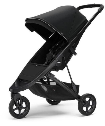 THULE Spring dečija kolica sa crnim ramom Midnight black