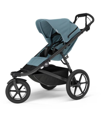 THULE Urban Glide 3 dečija kolica sa crnim ramom Mid blue