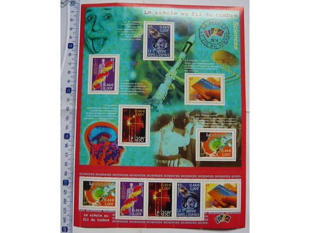 Francuska, France - Science, nauka - 2001 - MNH