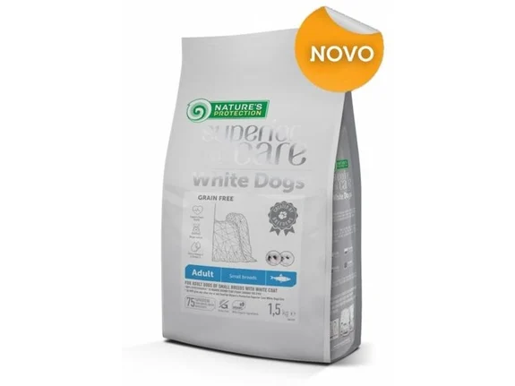 Nature's Protection Superior Care White Dog Hrana za pse Small&Mini Adult Haringa10kg